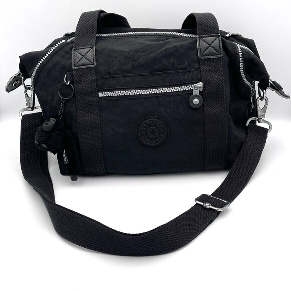 Kipling | Bags | Kipling Black Bag With Shoulder Strap | Poshmark